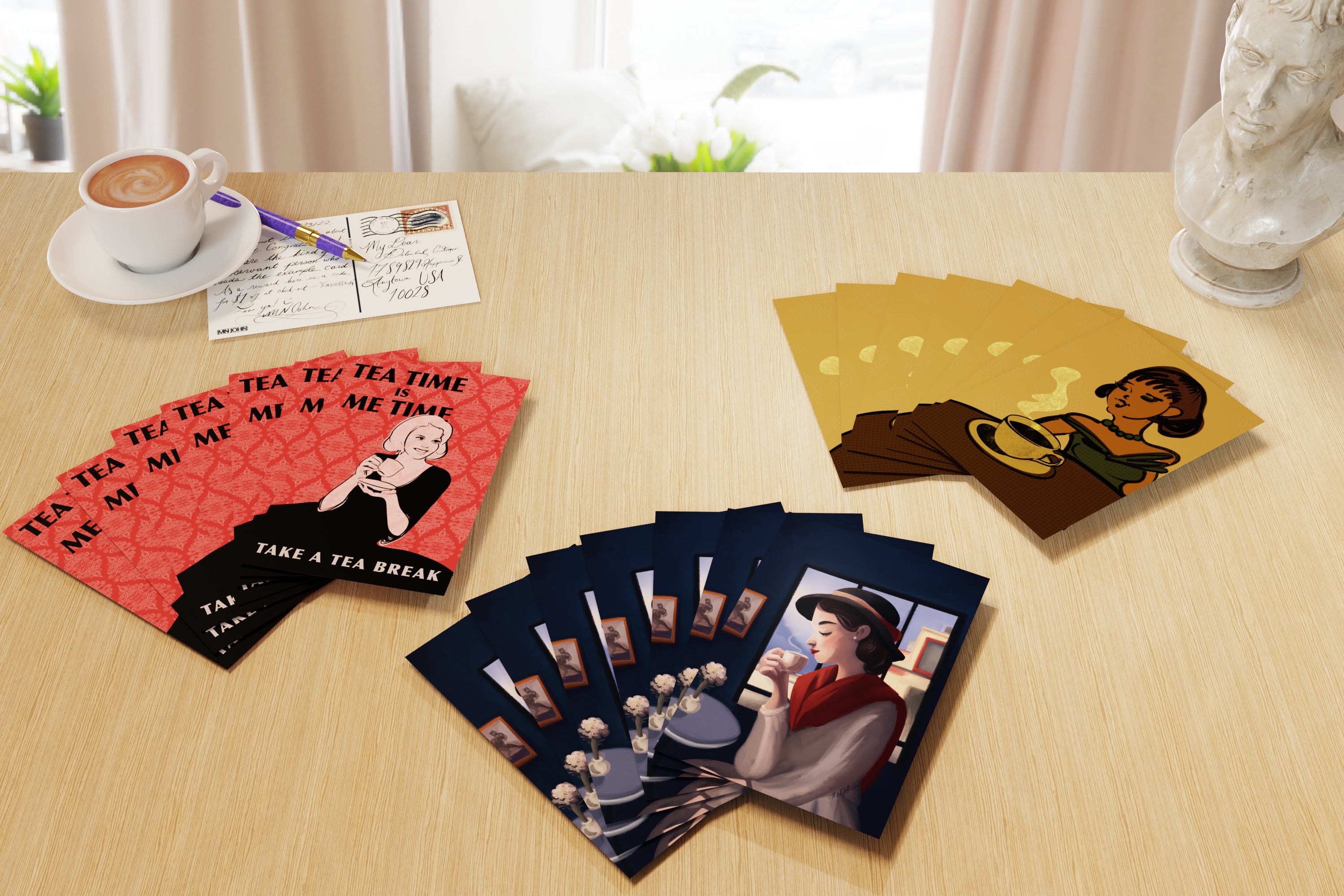 21-Card Postcard Sets – MN John