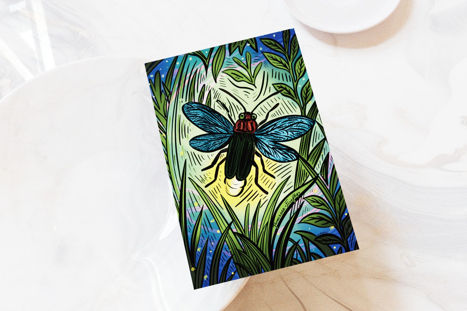 Wildlife of the US Postcards - Tennessee - Firefly – MN John