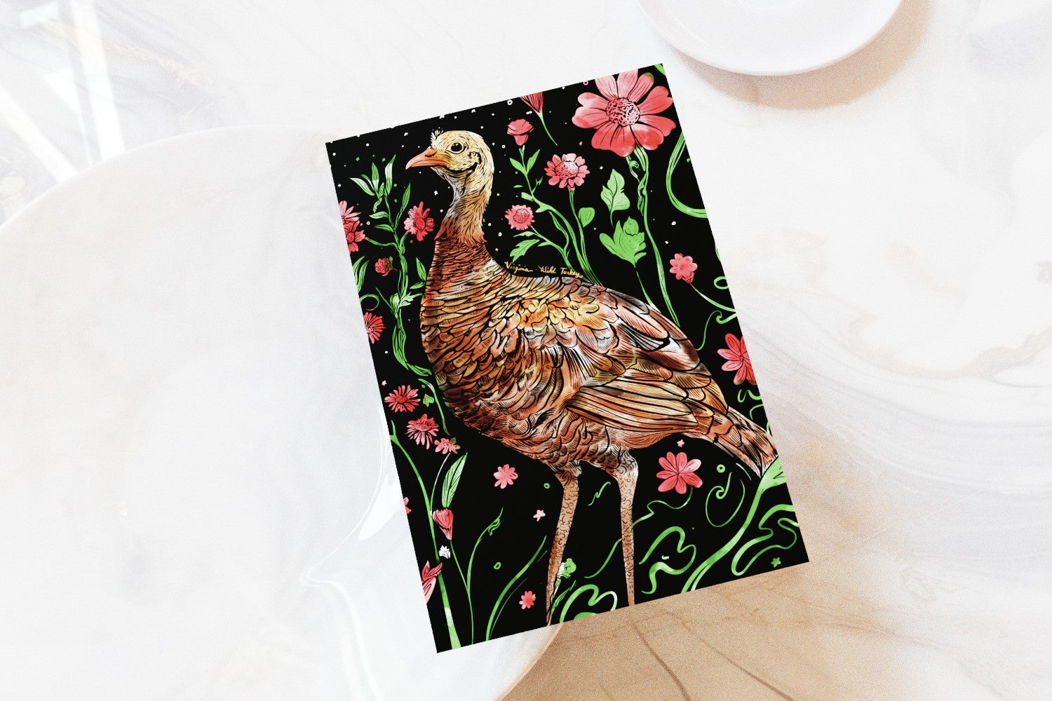 Wildlife of the US Postcards - Virginia - Wild Turkey – MN John